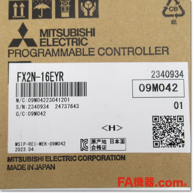 Japan (A)Unused,FX2N-16EYR 出力増設ブロック 出力16点,machine spare parts,Machine ...