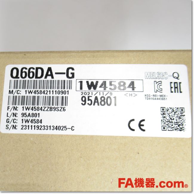 Japan (A)Unused,Q66DA-G チャンネル間絶縁ディジタル-アナログ変換ユニット 6ch,อะไหล่เครื่องจักร ...