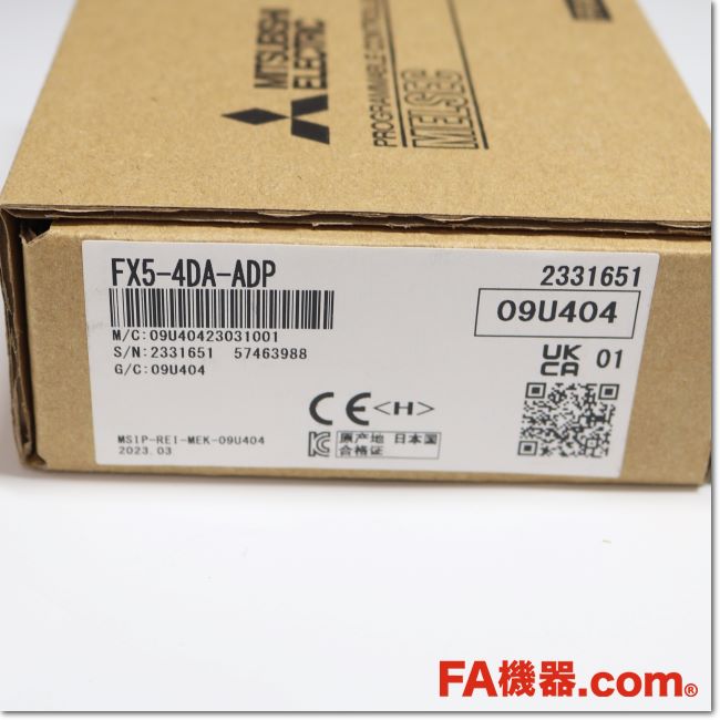 Japan (A)Unused,FX5-4DA-ADP アナログ出力拡張アダプタ ヨーロッパ端子台タイプ,อะไหล่เครื่องจักร ...