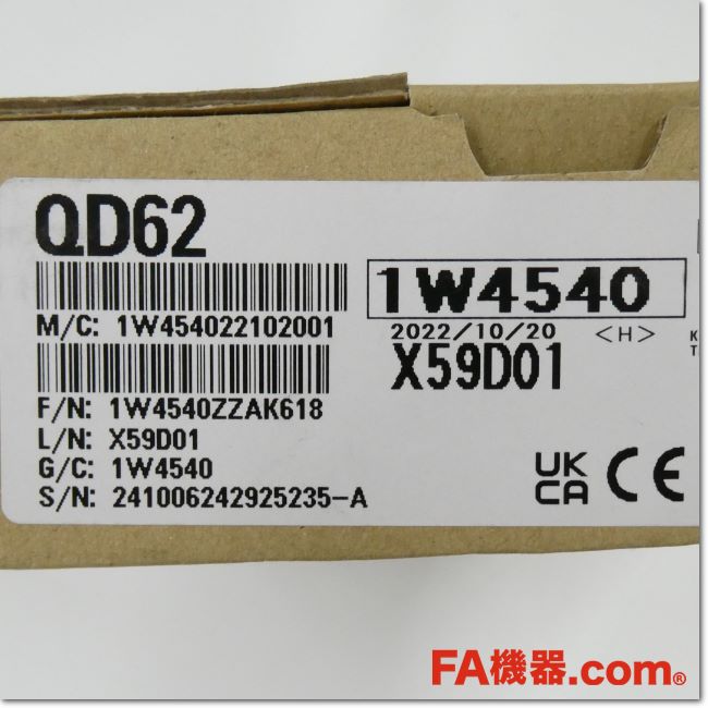 Japan (A)Unused,QD62 高速カウンタユニット 2ch,อะไหล่เครื่องจักร,Machine Parts,มือ ...