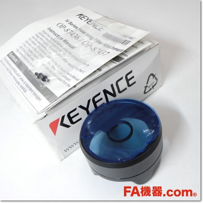 Japan (A)Unused,OP-87436 照明一体型画像判別センサ IVシリーズ用 可視光偏光フィルタアタッチメント,อะไหล่ ...