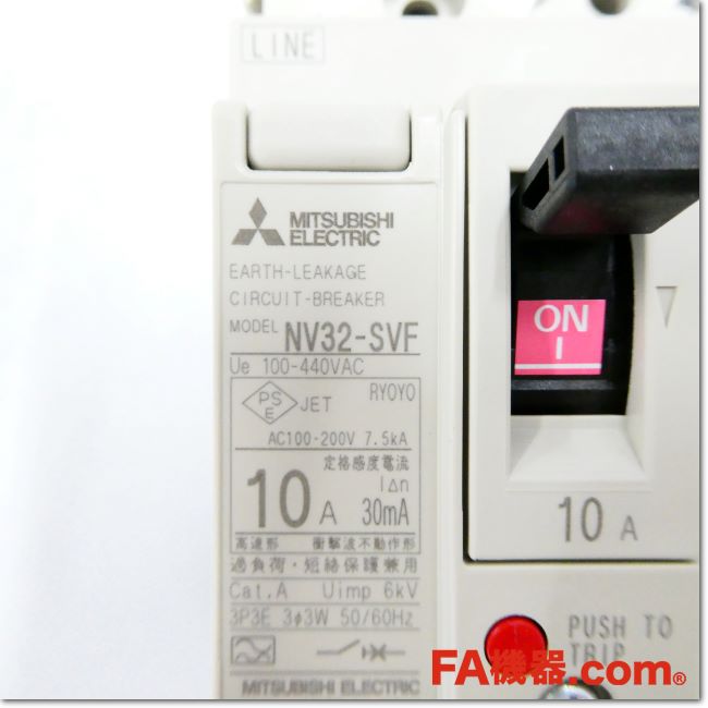 Japan (A)Unused,NV32-SVF 3P 10A 30mA 漏電遮断器,อะไหล่เครื่องจักร,Machine ...