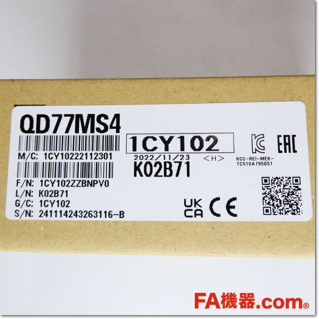 Japan (A)Unused,QD77MS4 シンプルモーションユニット 最大4軸,อะไหล่เครื่องจักร,Machine ...