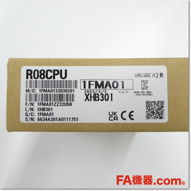 Japan (A)Unused,R08CPUシーケンサCPUユニット, machine parts, Machine Parts ...