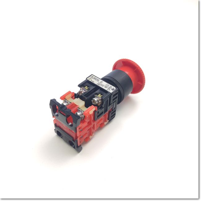 AR22V0L-13E3R Emergency stop push switch, specs 22mm., Fuji Electric ...