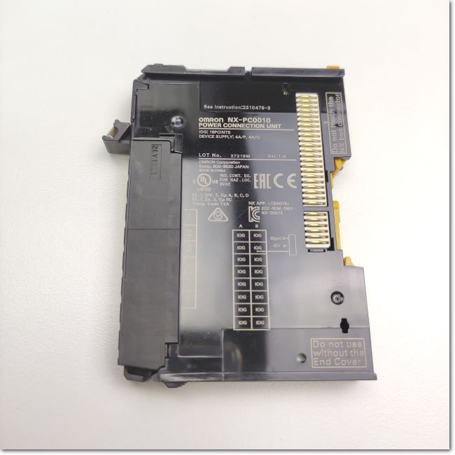 NX-PC0010 Power connection unit, specification Ver. 1.0, Omron – Thai.FAkiki.com