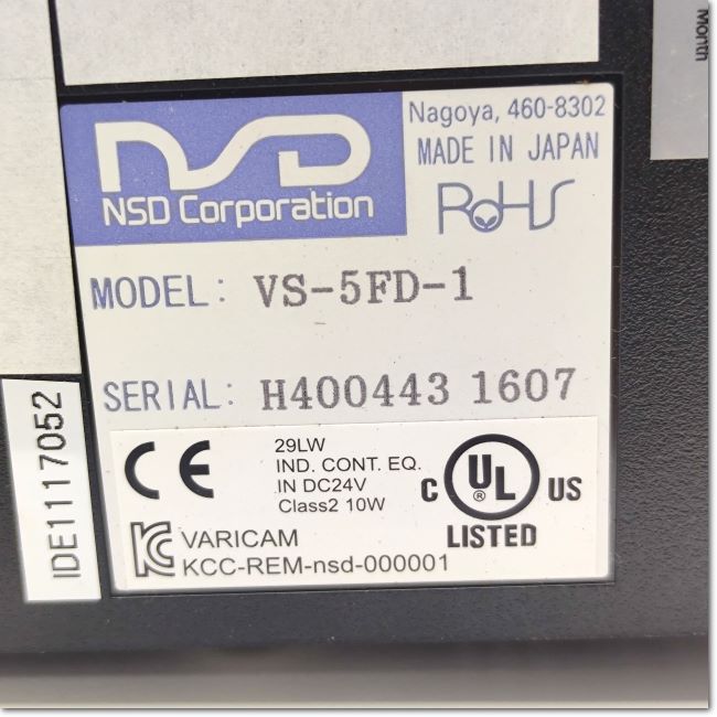 VS-5FD-1 Cam Switch Output Controller, NSD – Thai.FAkiki.com