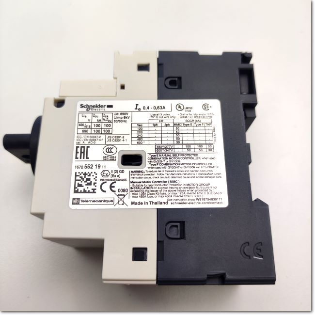 GV2P04 เบรกเกอร์ มอเตอร์ แม่เหล็กความร้อน TeSys GV2 ,Schneider – Thai ...