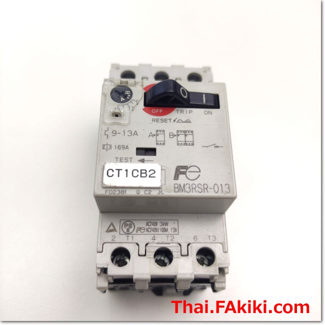 BM3RSR-013 Moter starter, motor starter specification AC240 3p 9-13A 3 ...