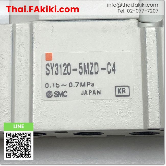 (C)Used, SY3120-5MZD-C4 solenoid valve, โซลินอยด์วาล์ว สเปค DC24V 5-po ...